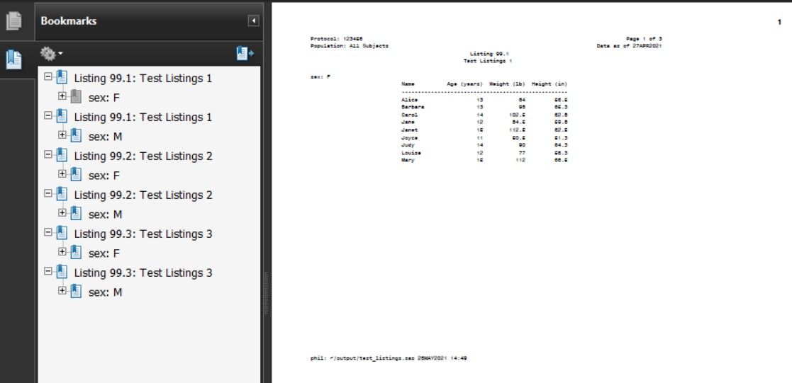 Solved: Limiting PDF bookmarks to one per file with IMPORT TO in PROC DOCUMENT - SAS Support ...