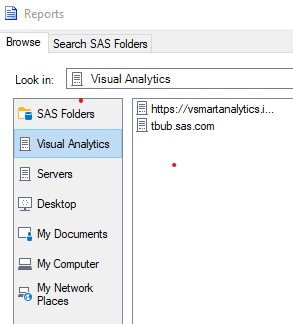 Inserting a Visual Analytics Report (Report2G) with VBA code - SAS ...