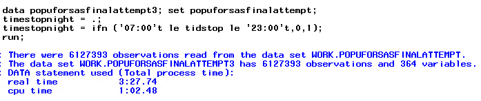 Solved: Time variable into categorical - SAS Support Communities