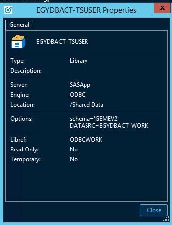 Error attempting to CREATE a DBMS table - SAS Support Communities