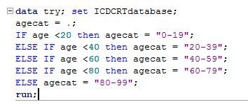 Solved: Convert continuous variable into categorical - SAS Support Communities