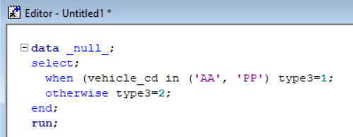 Solved: Using the select statement - SAS Support Communities