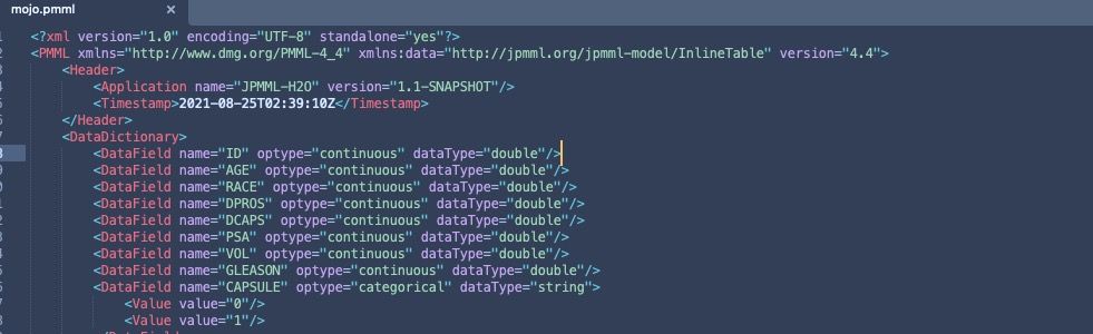 Import PMML model to Model Manager - SAS Support Communities