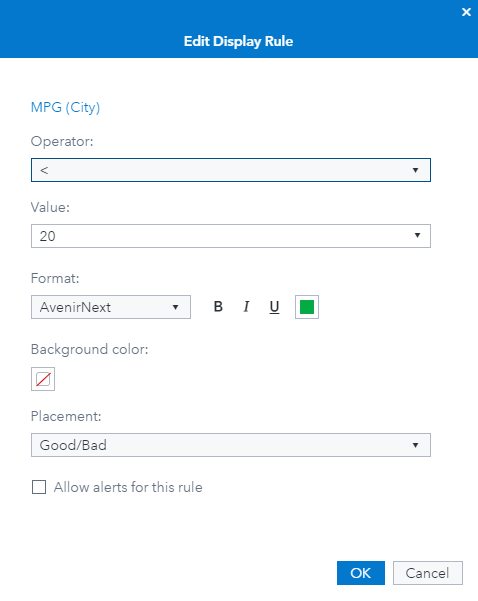 Implement arrow symbol in VA - SAS Support Communities