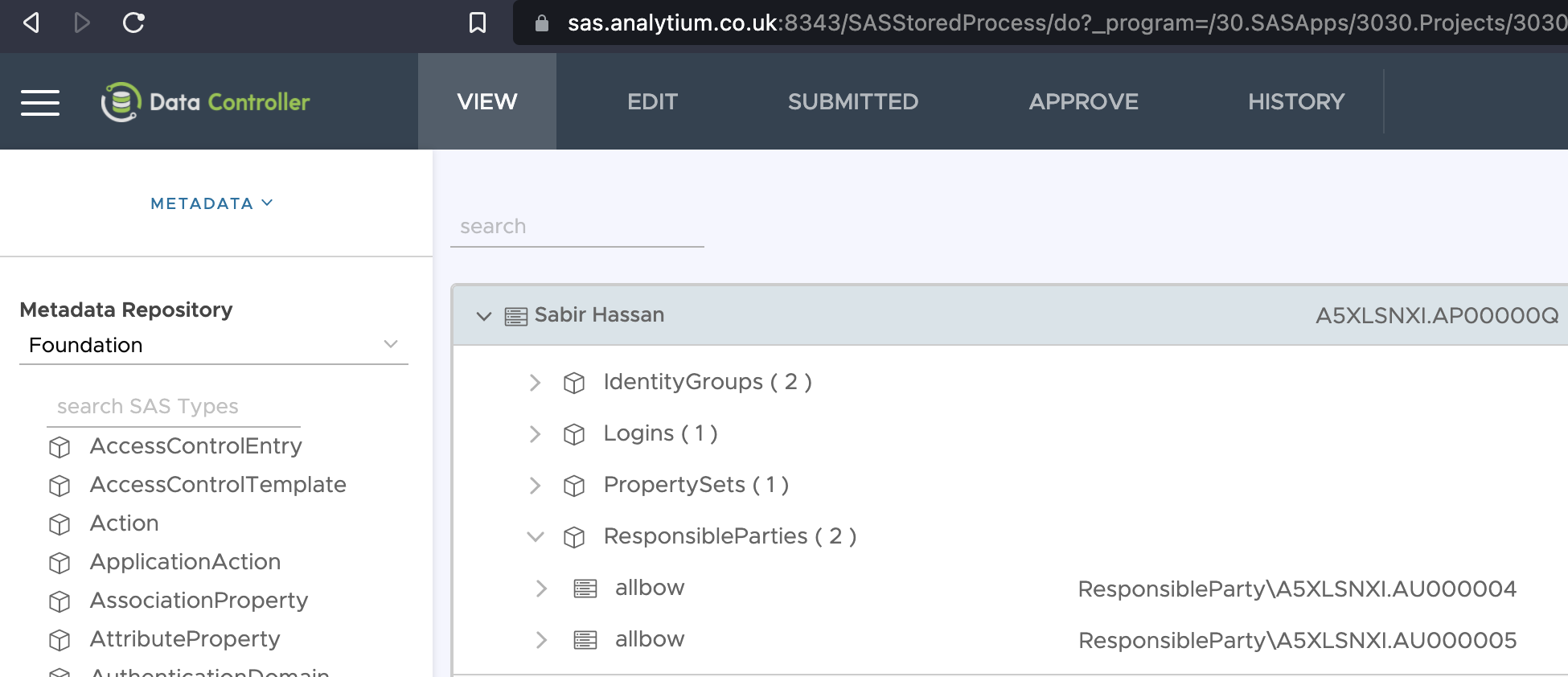 How can I check who created a user or group? - SAS Support Communities