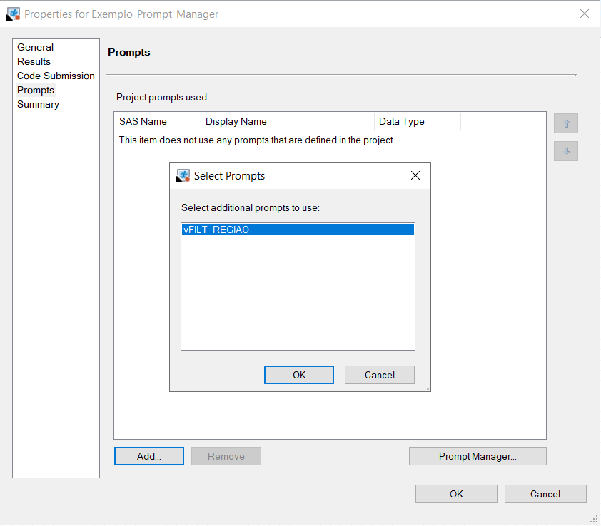 Dica da semana: Como utilizar o Prompt Manager no SAS Guide - SAS ...