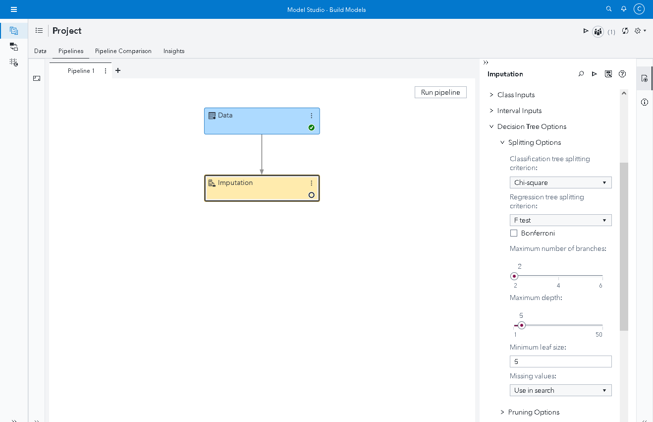 Tree-based Imputation in SAS Model Studio - SAS Support Communities