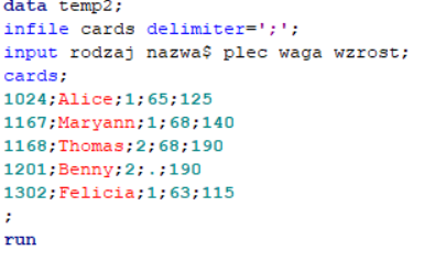 Solved: Semilicon as a delimiter in sas 4gl problem - SAS Support ...