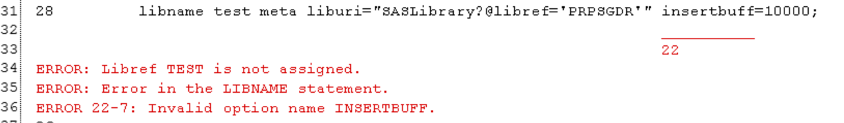 Solved: Libname META: Use existing library definition but change an option - SAS Support Communities