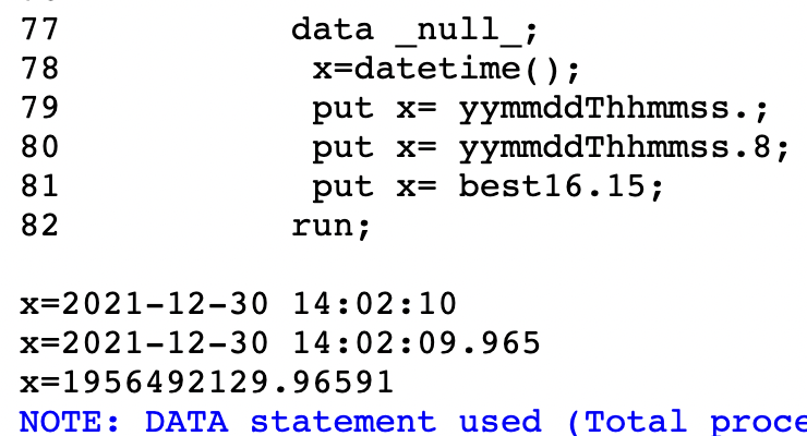 Solved: Apply decimals to SAS datetime picture format - SAS Support Communities