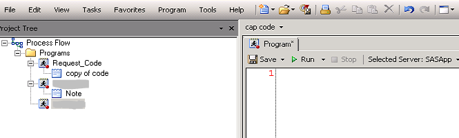 SAS Code Missing in SAS EG (Windows 7.15) - SAS Support Communities