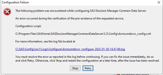 SAS Decision Manager Common Data Server in 9.4 - SAS Support Communities