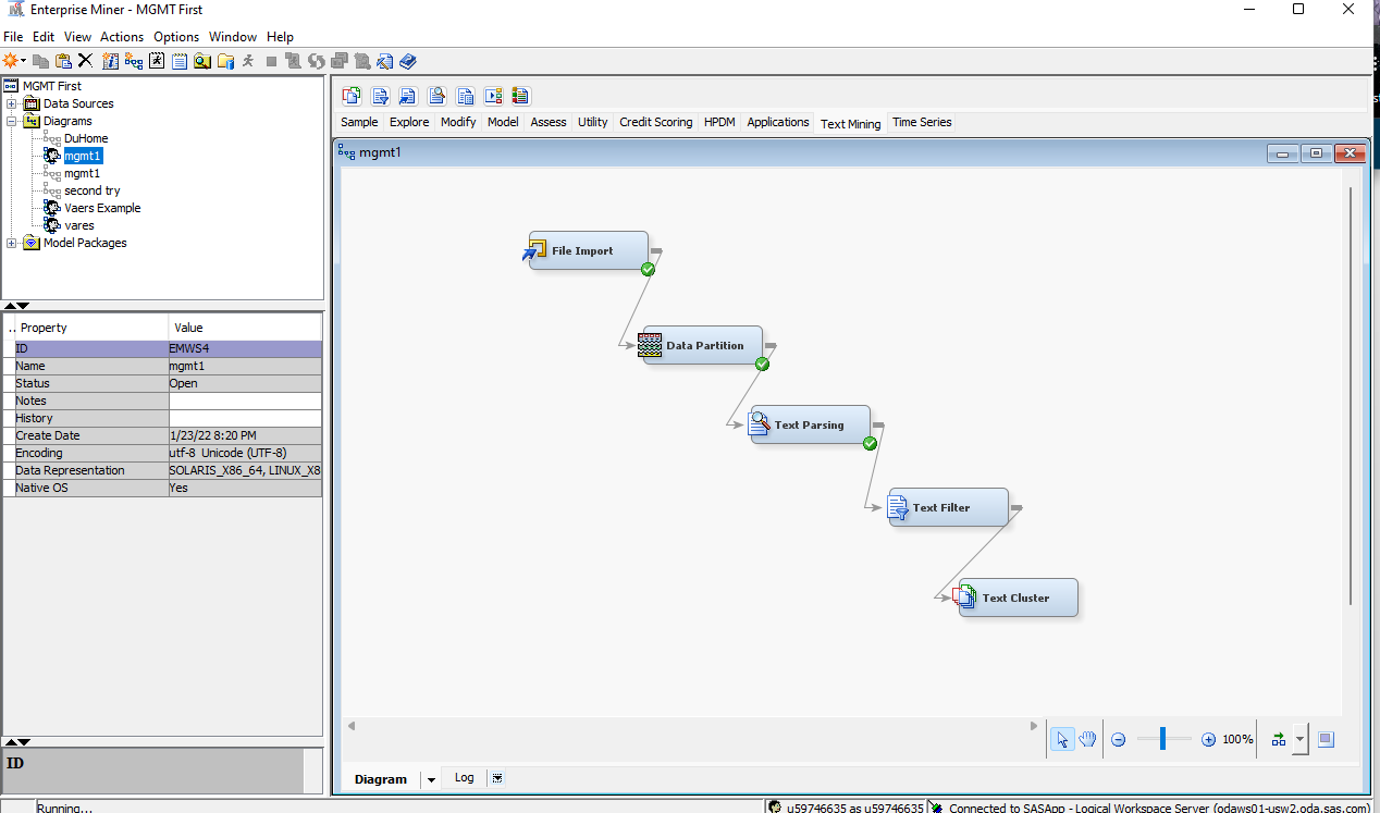 Text Filter Node not showing Results - SAS Support Communities