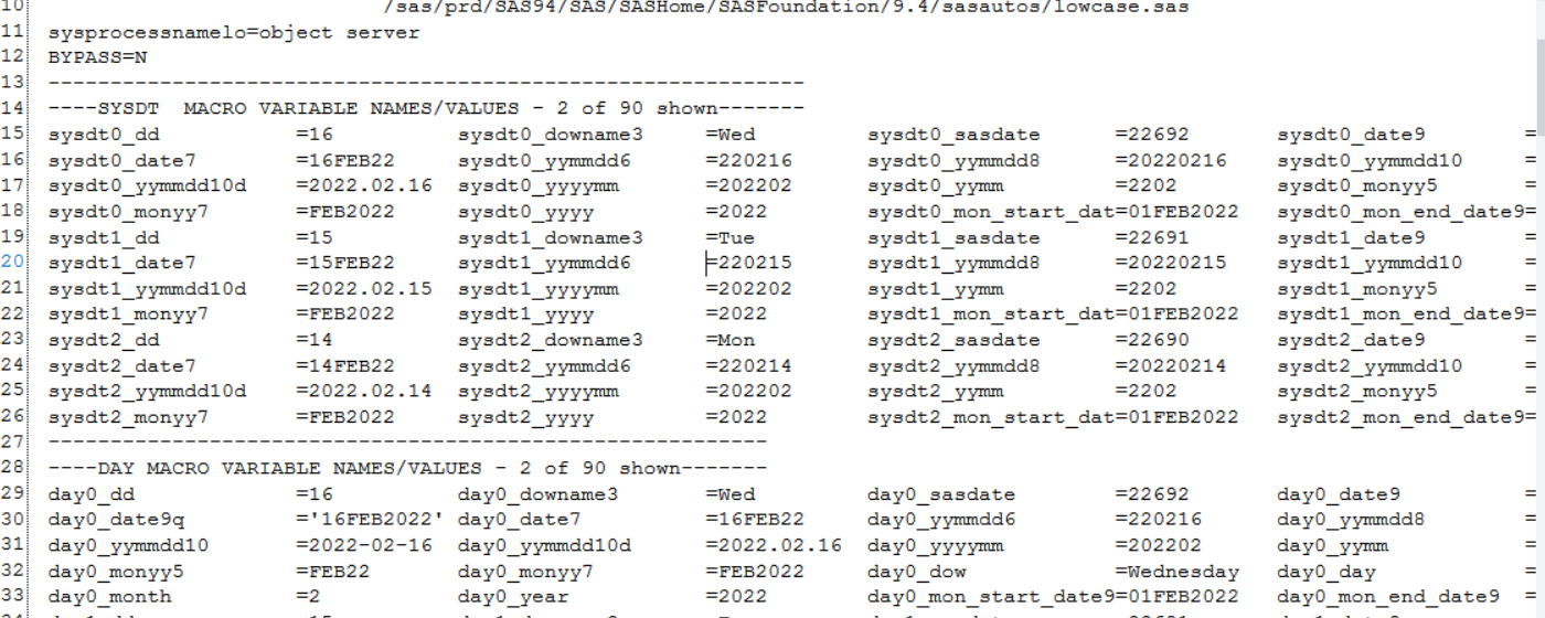 Solved Sas Macro Setdates Generates Sas Date Macro Variables In 5546