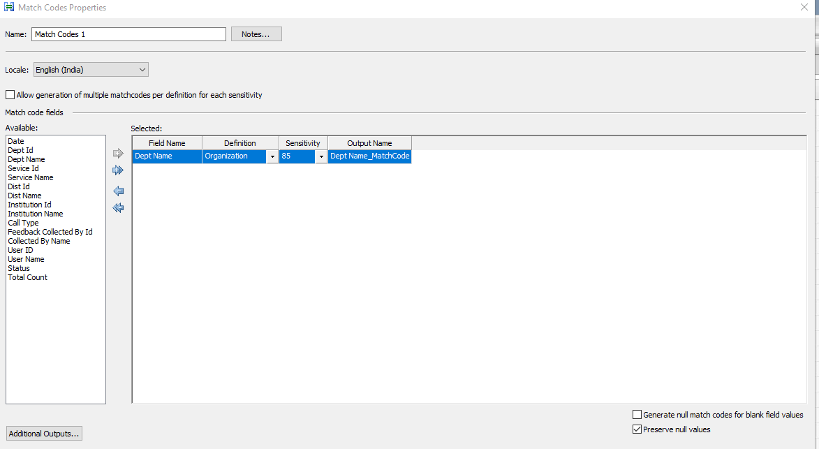Data flux Match_Code Error - SAS Support Communities