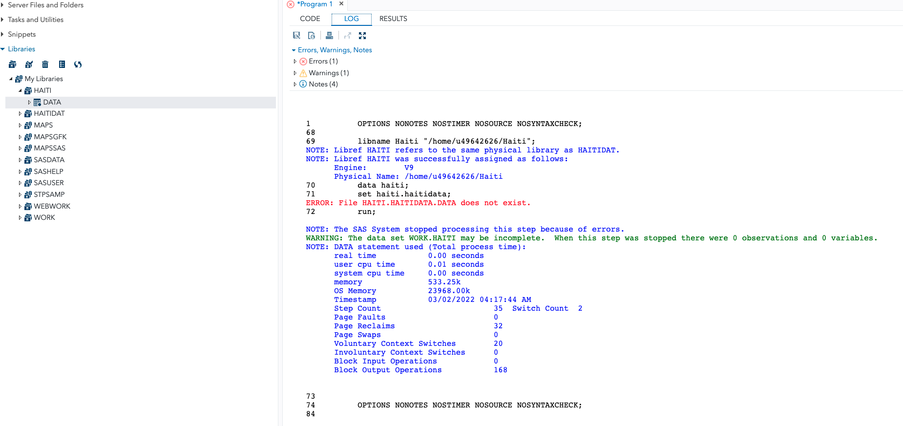 Solved: Library not working SAS Studio on Mac - SAS Support Communities
