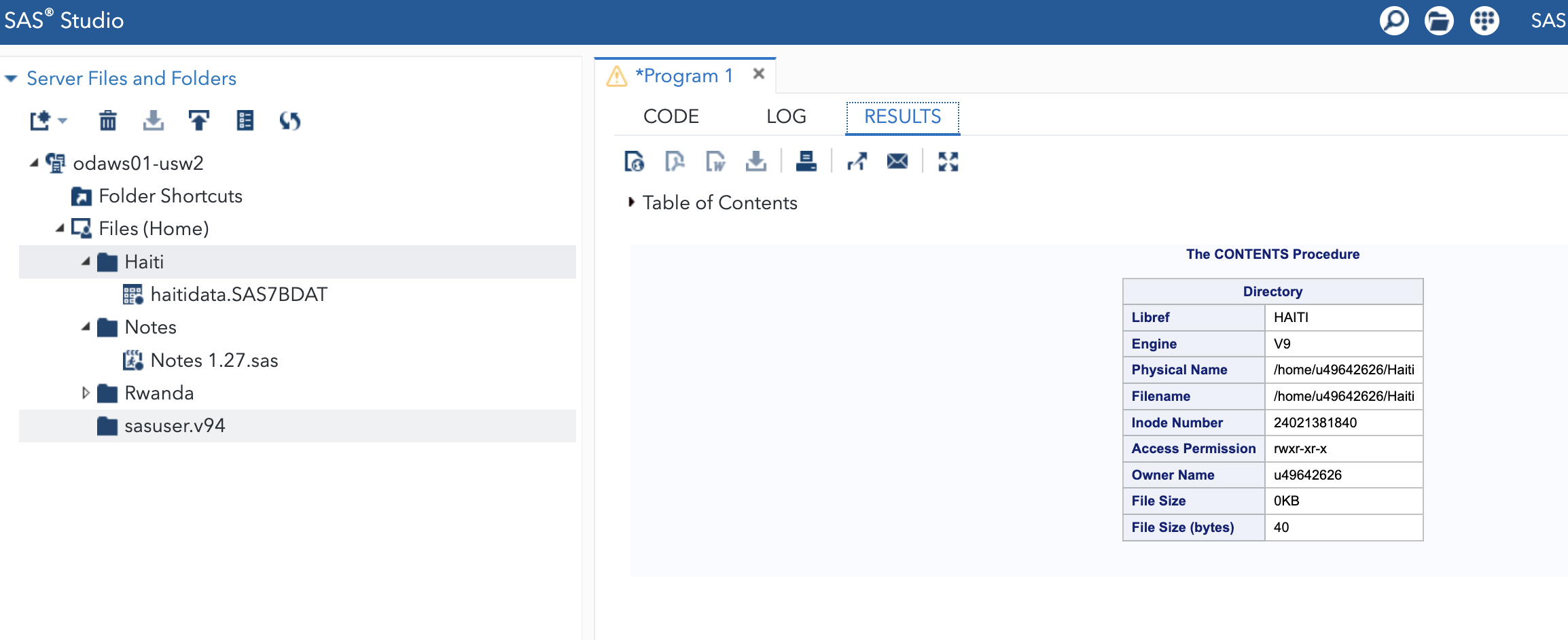 Solved: Library not working SAS Studio on Mac - SAS Support Communities