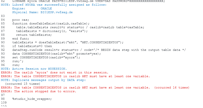 Solved: datastep.runcode loading from oracle - SAS Support Communities