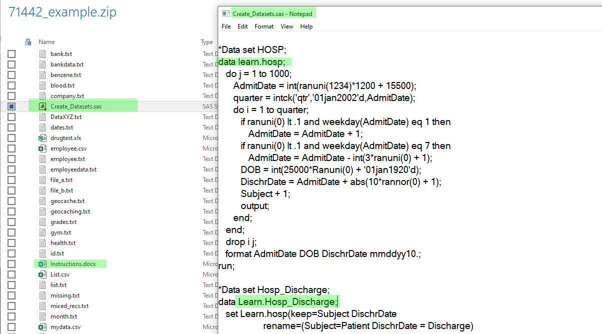Solved: SAS data sets references in Learning SAS by Example. - SAS ...