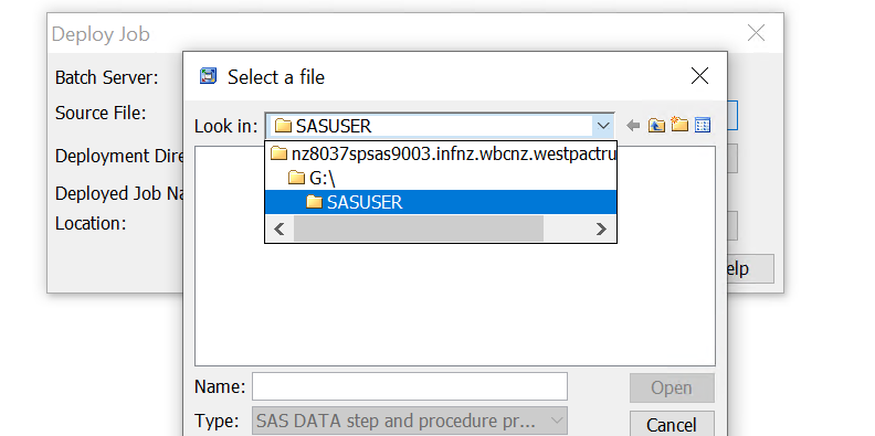 How to change the default source path in SMC? - SAS Support Communities