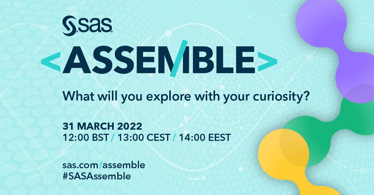 Join the SAS Assemble on March 31st - the Nordics and UKI virtual SAS ...
