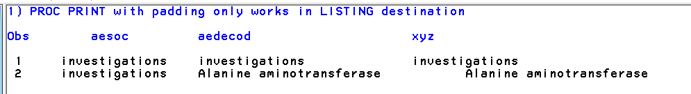 Solved: Indentation does not work - SAS Support Communities