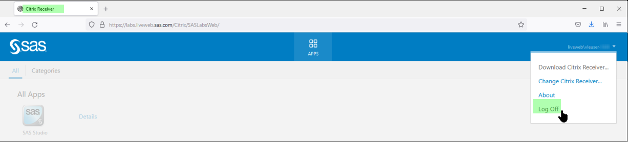 seeing a blank screen after running sas virtual lab - SAS Support ...