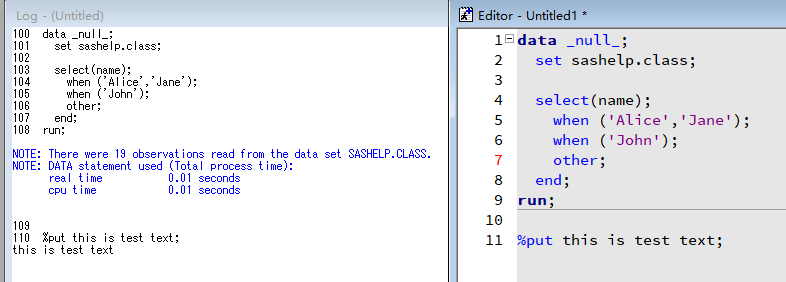 Text color turned blue without NOTE: - SAS Support Communities
