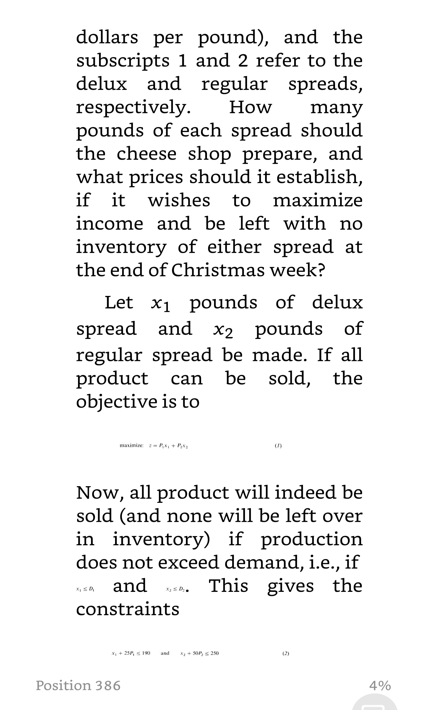 Solved: Operations Research with IML, Example Quadratic Programming ...