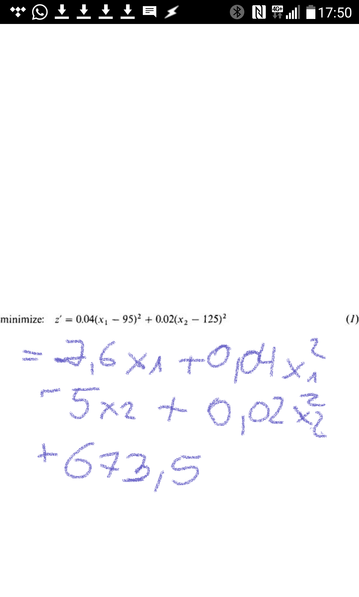 Solved: Operations Research with IML, Example Quadratic Programming ...