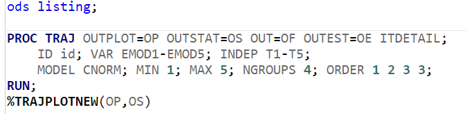 Solved How To Have A Visible Table From The Output With Proc Traj 94