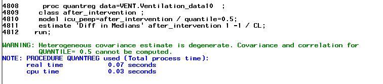 Solved: Confidence interval for difference in median - SAS Support Communities