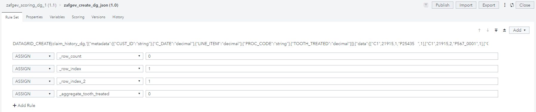 Understanding the Scoring of a Data Grid in a SAS Intelligent Decision ...
