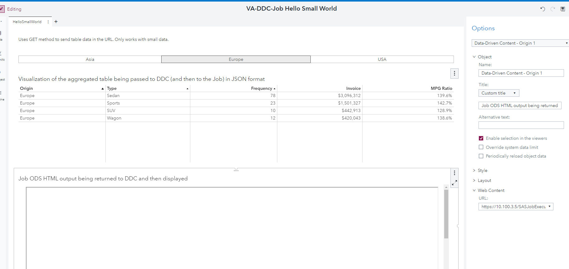 Introduction To Integration Of Sas Visual Analytics With Sas Jobs Via Sas Support Communities