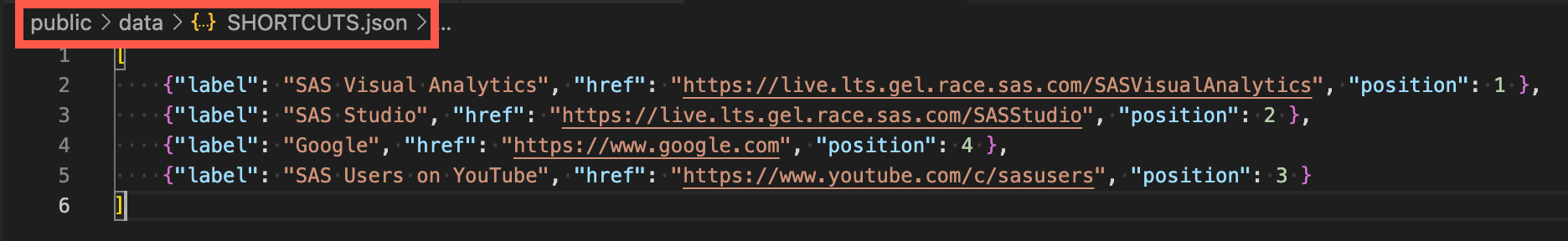 An approach to SAS Portal in Viya: A landing page for everyone