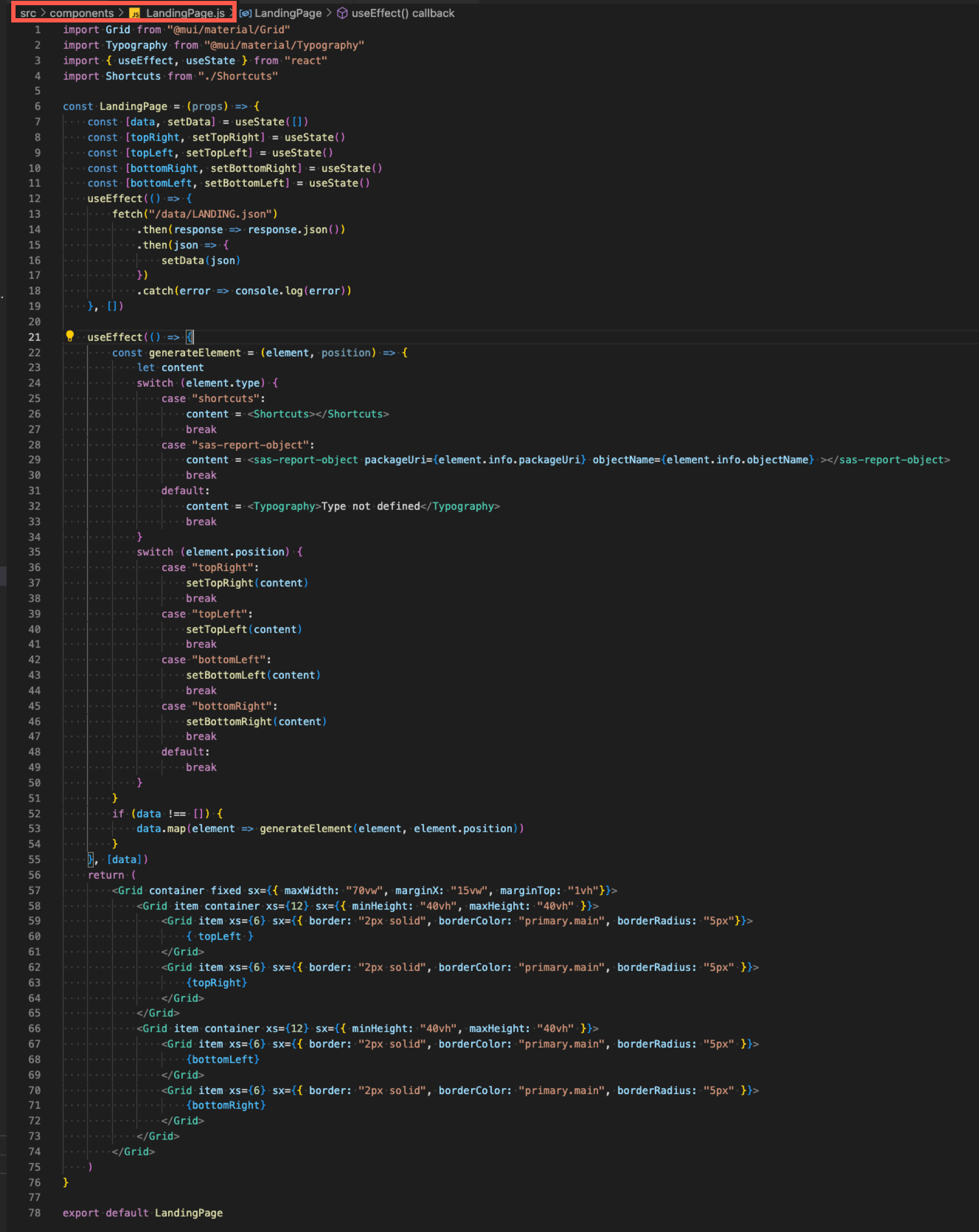 An approach to SAS Portal in Viya: A landing page for everyone