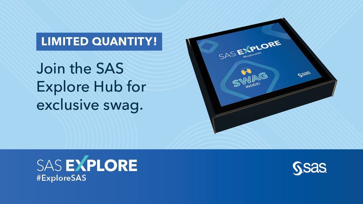 Love SAS swag? Two quick steps may earn you a box full! - SAS Support Communities