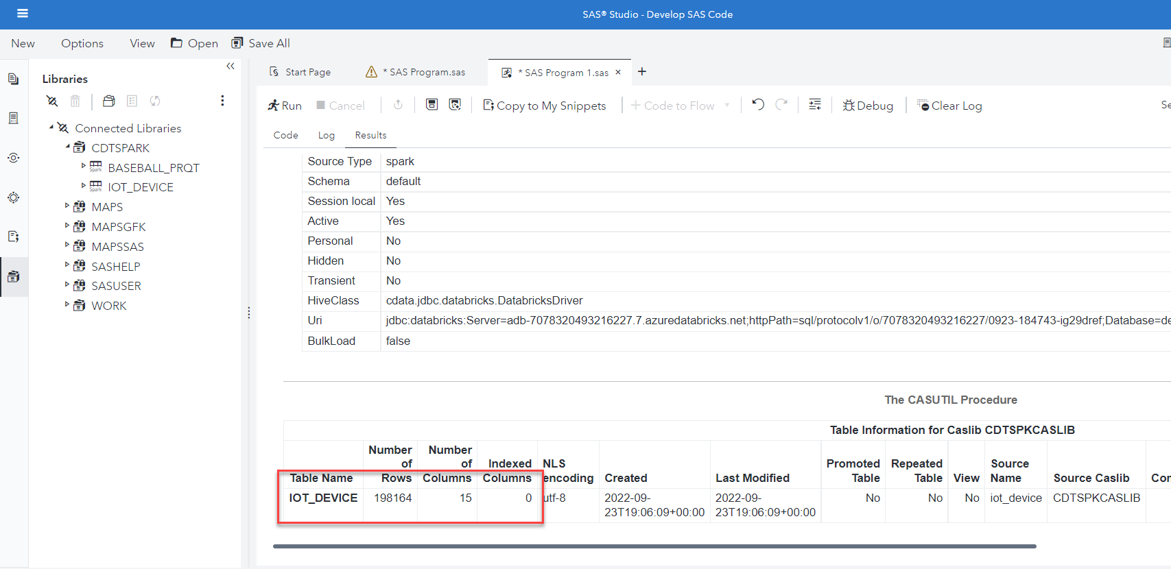 Accessing Azure Databricks with CData driver