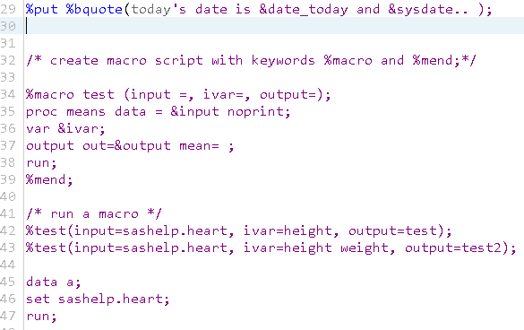 Solved: can you ignore an apostrophe in a %put when commenting to log ...