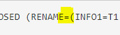 Solved: Why are there two ways of renaming variables? And which method is the ... - SAS Support ...
