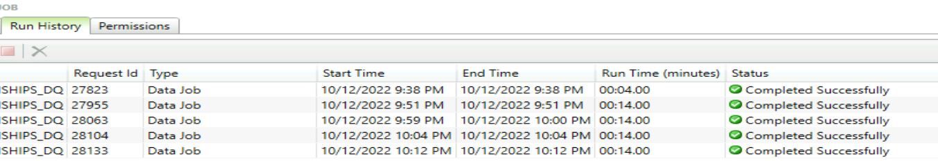 Error running in Data Integration Studio: Data Job and applying standa ...