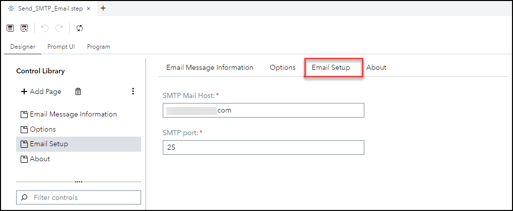 SAS Viya: Send Email Custom Step Featuring the Color Picker Control