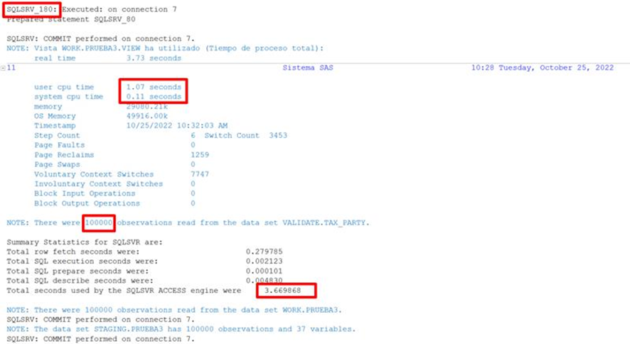 Copy a work.table to POSTGRES database is taking a long time - SAS Support Communities