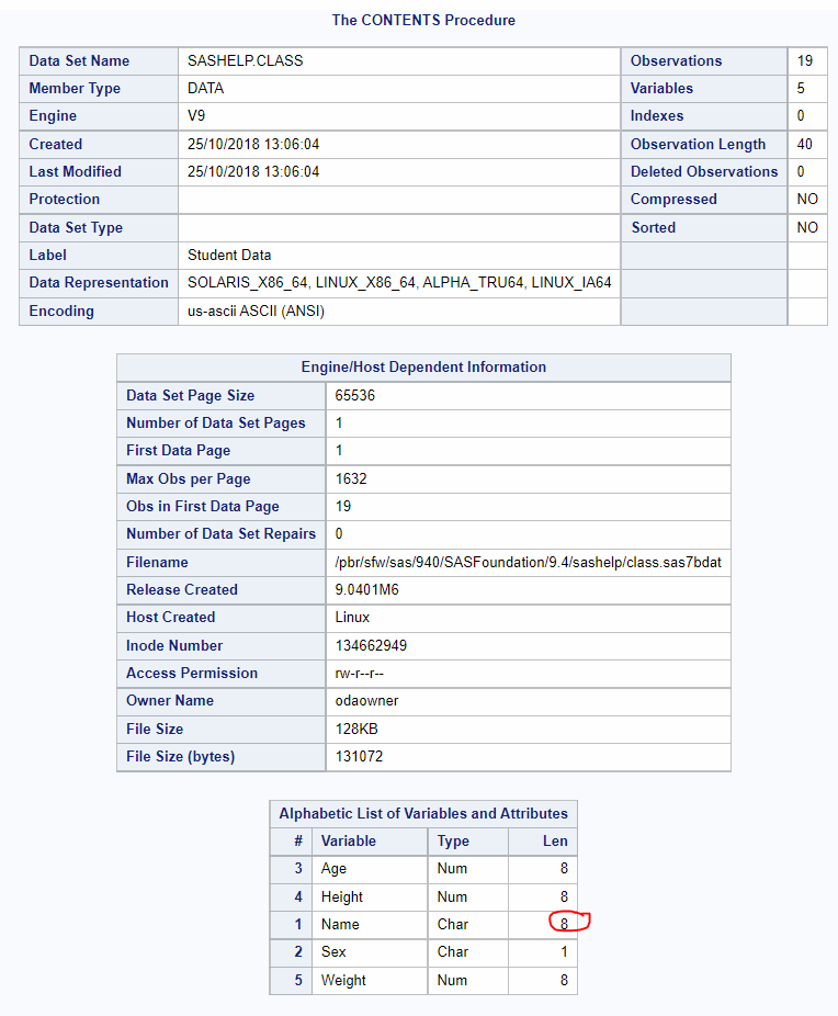 Solved: Variable Length is not changing - SAS Support Communities