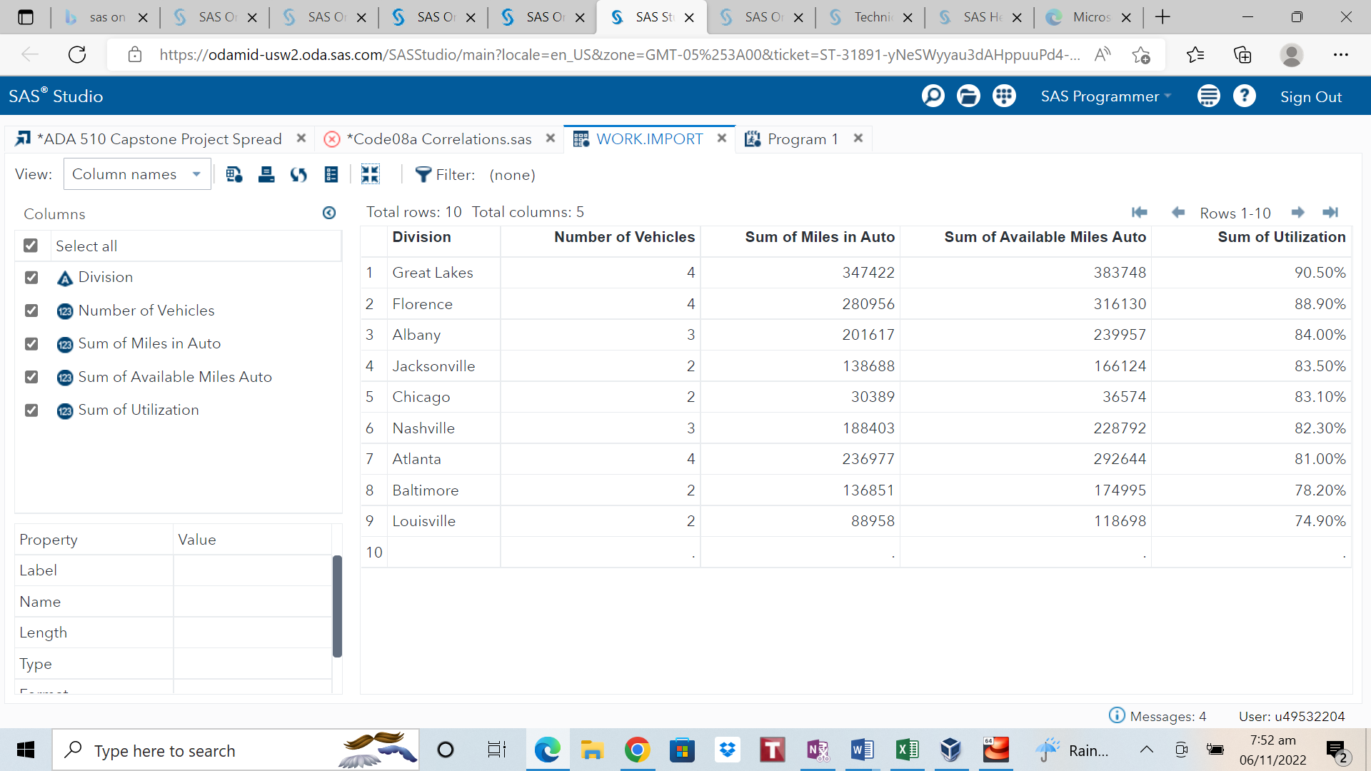Solved: I am trying to use the Code 08 Correlation folder in SAS Studio and I ... - SAS Support ...