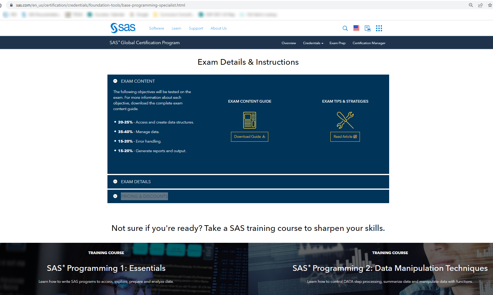 Missing file in practice data SAS Specialist Prep Guide. - SAS Support ...