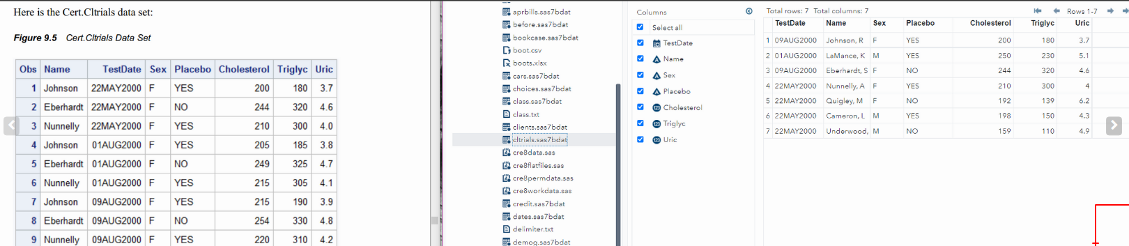 Solved Id Statement Not Two Variables As Shown In Prep Guide Sas Support Communities