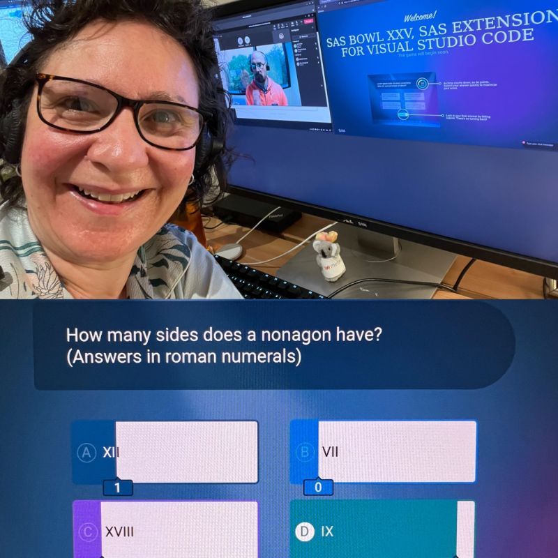 SAS Bowl XXV, SAS Extension for Visual Studio Code -- Game Recap - SAS Support Communities