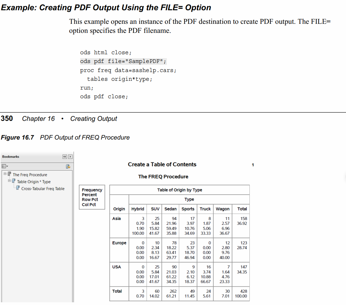 Solved: questions regarding PDF Output Using the FILE= Option - SAS Support Communities