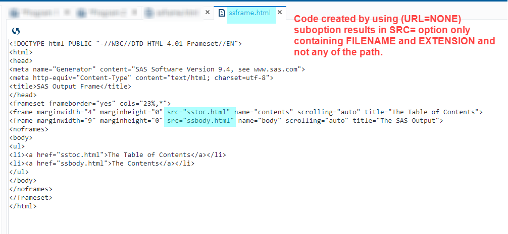 How to open a frame file with SAS Studio? - SAS Support Communities